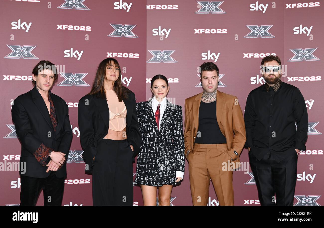 Milan, Italy. 25th Oct, 2022. I LIVE hosts the Francesca Michielin show ...