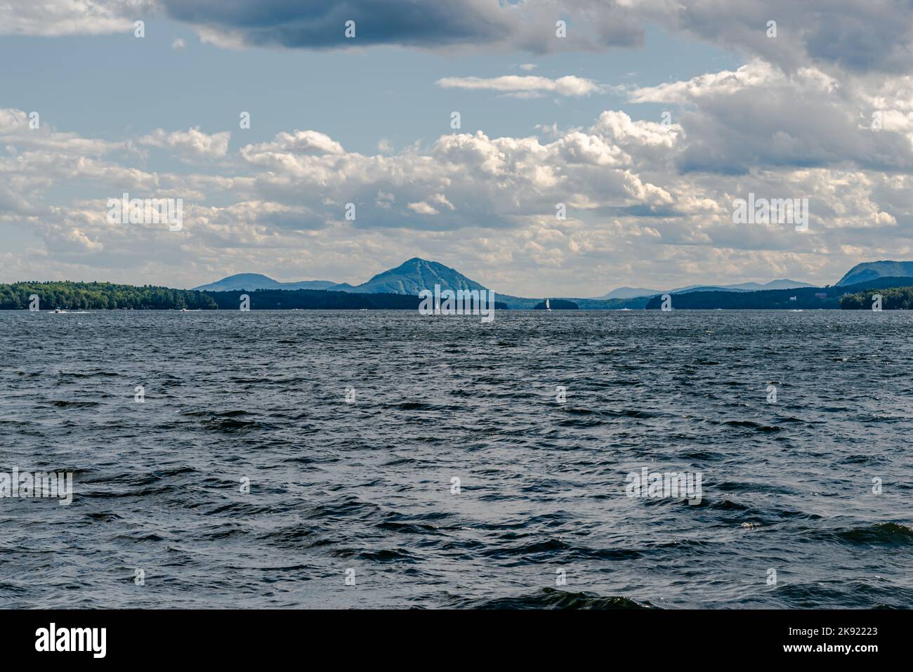 Lake Magog is a freshwater lake located in the Estrie region of Quebec ...