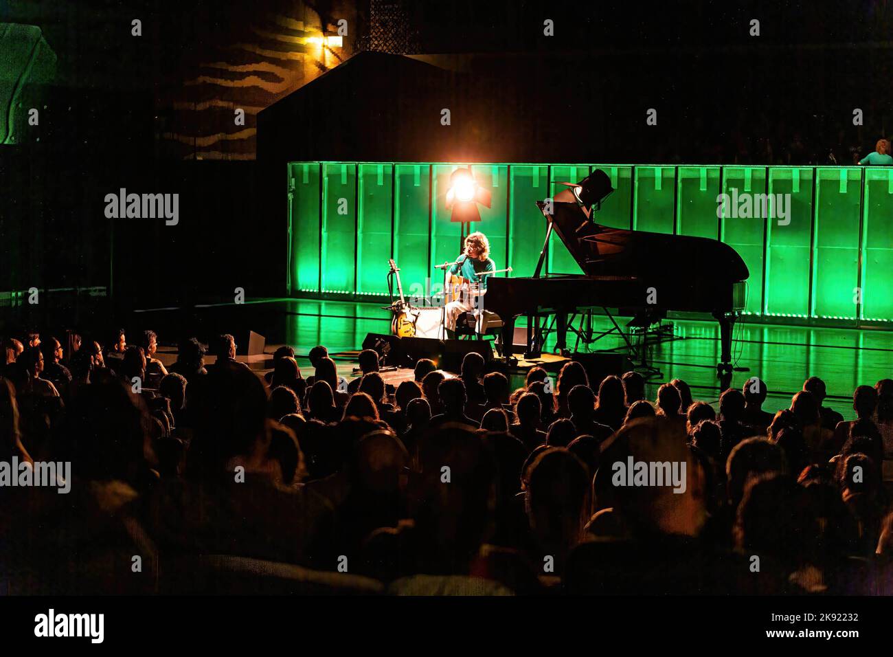 Brazilian singer, songwriter and producer, Tim Bernardes, performs at ...