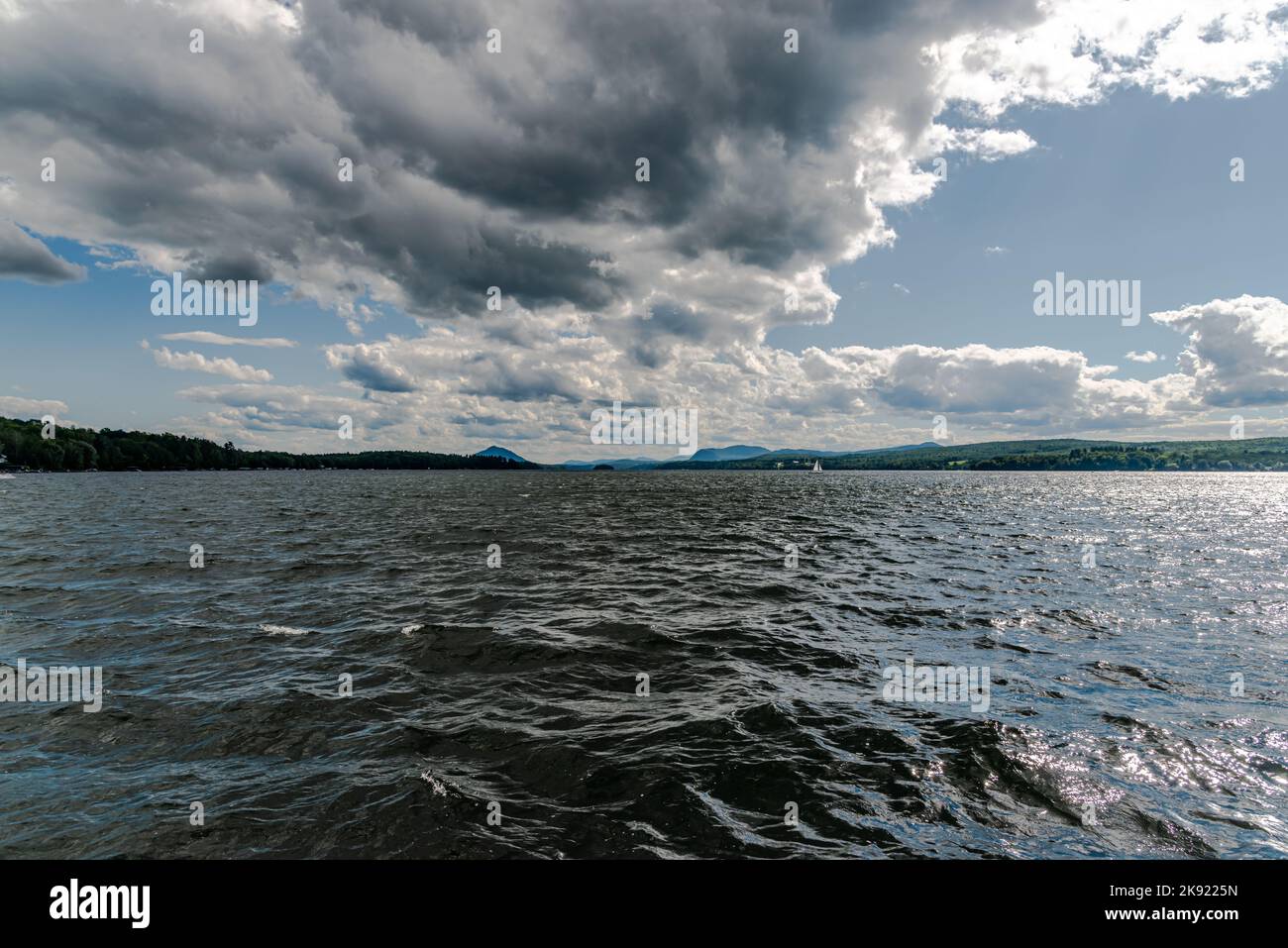 Lake Magog is a freshwater lake located in the Estrie region of Quebec ...
