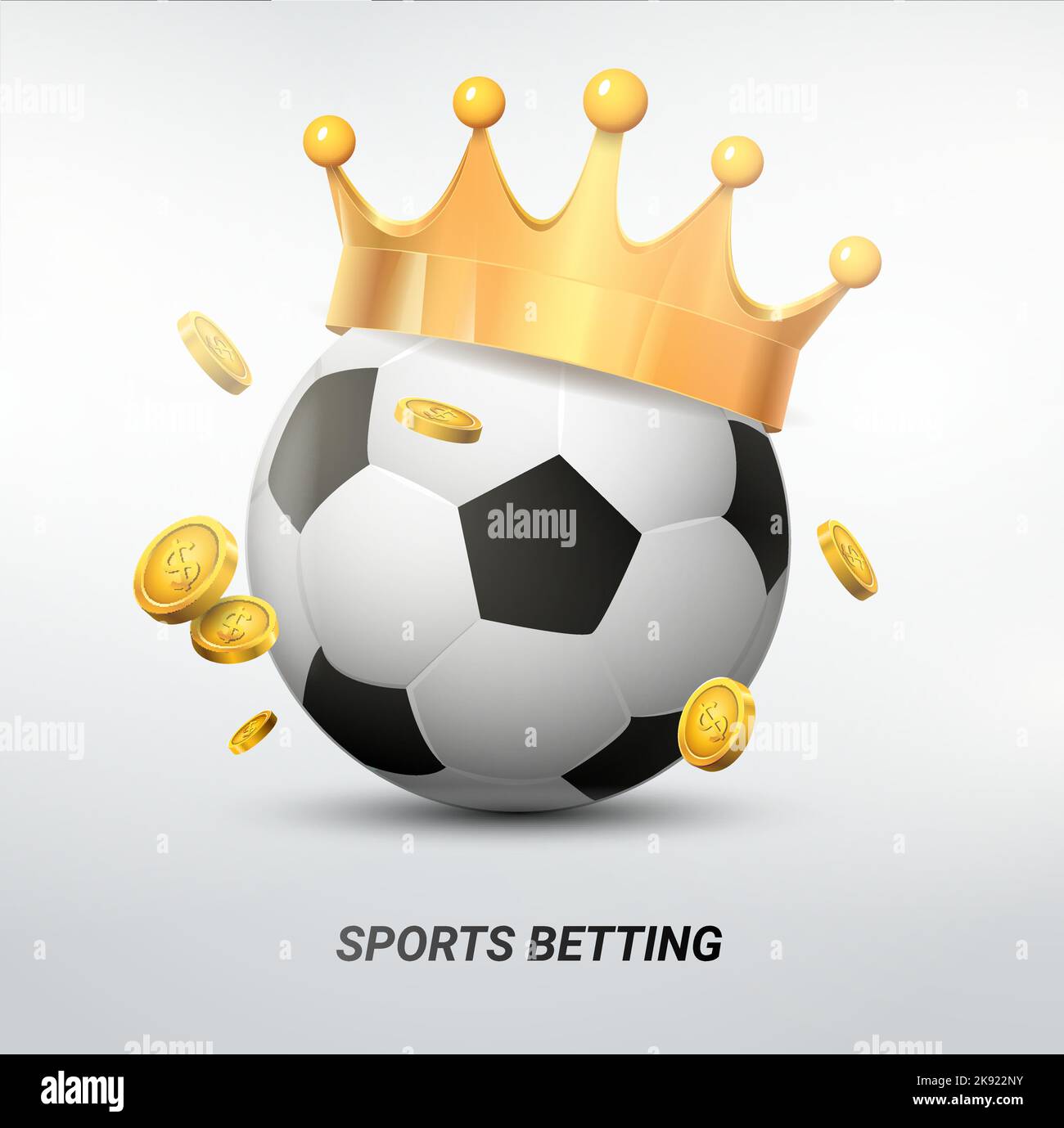 Football crown king football icon hi-res stock photography and images ...
