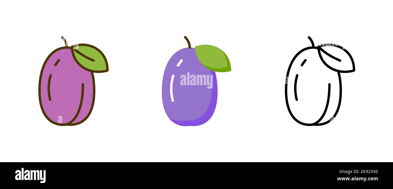 Greengage illustration Stock Vector Images - Alamy