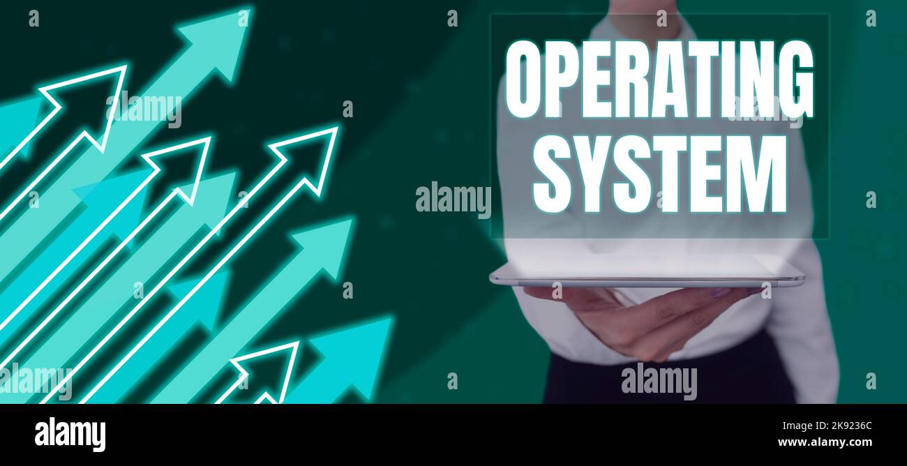 Inspiration showing sign Operating System. Business idea made from ...
