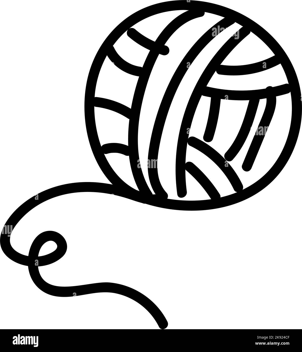 Isolated linen cloth string ball icon Vector Stock Vector Image & Art ...