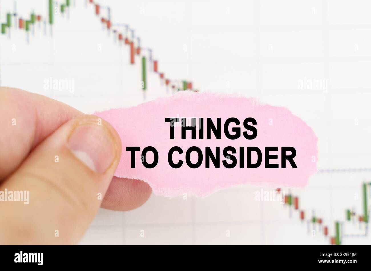 Business and trading concept. Against the background of the quote chart ...