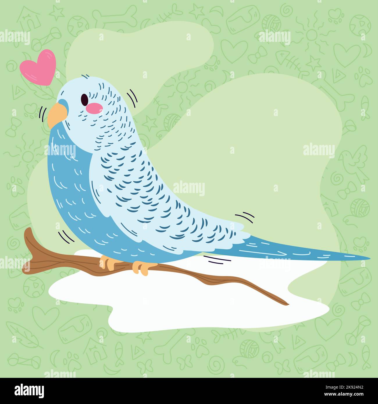 Isolated cute parrot cartoon character Vector Stock Vector Image & Art ...