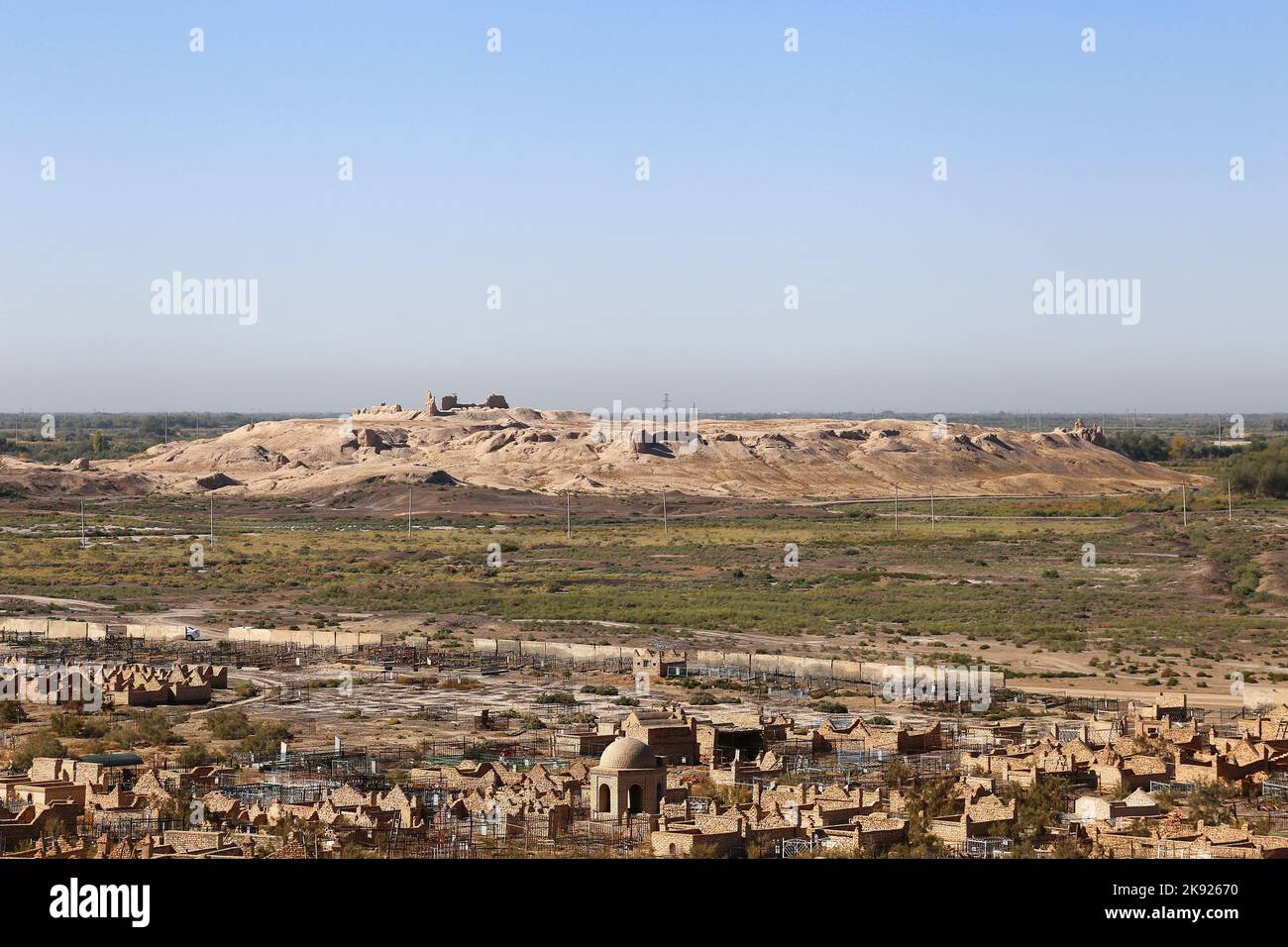 Gyaur Kala, Mizdakhan Necropolis, Khodjeyli, Karakalpakstan Autonomous ...