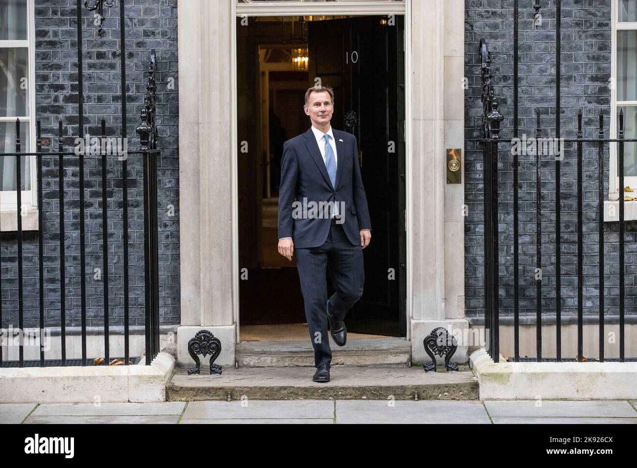 Chancellor of the exchequer rishi sunak in downing street hi-res stock ...