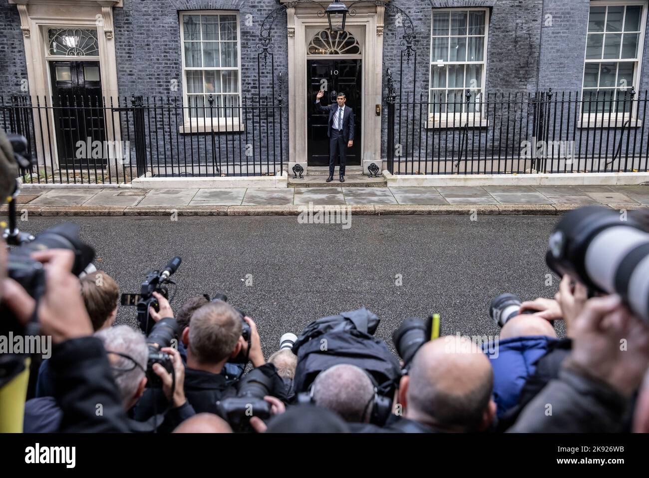 PHOTO:JEFF GILBERT 25th October 2022 Downing Street, London, UK Rishi ...