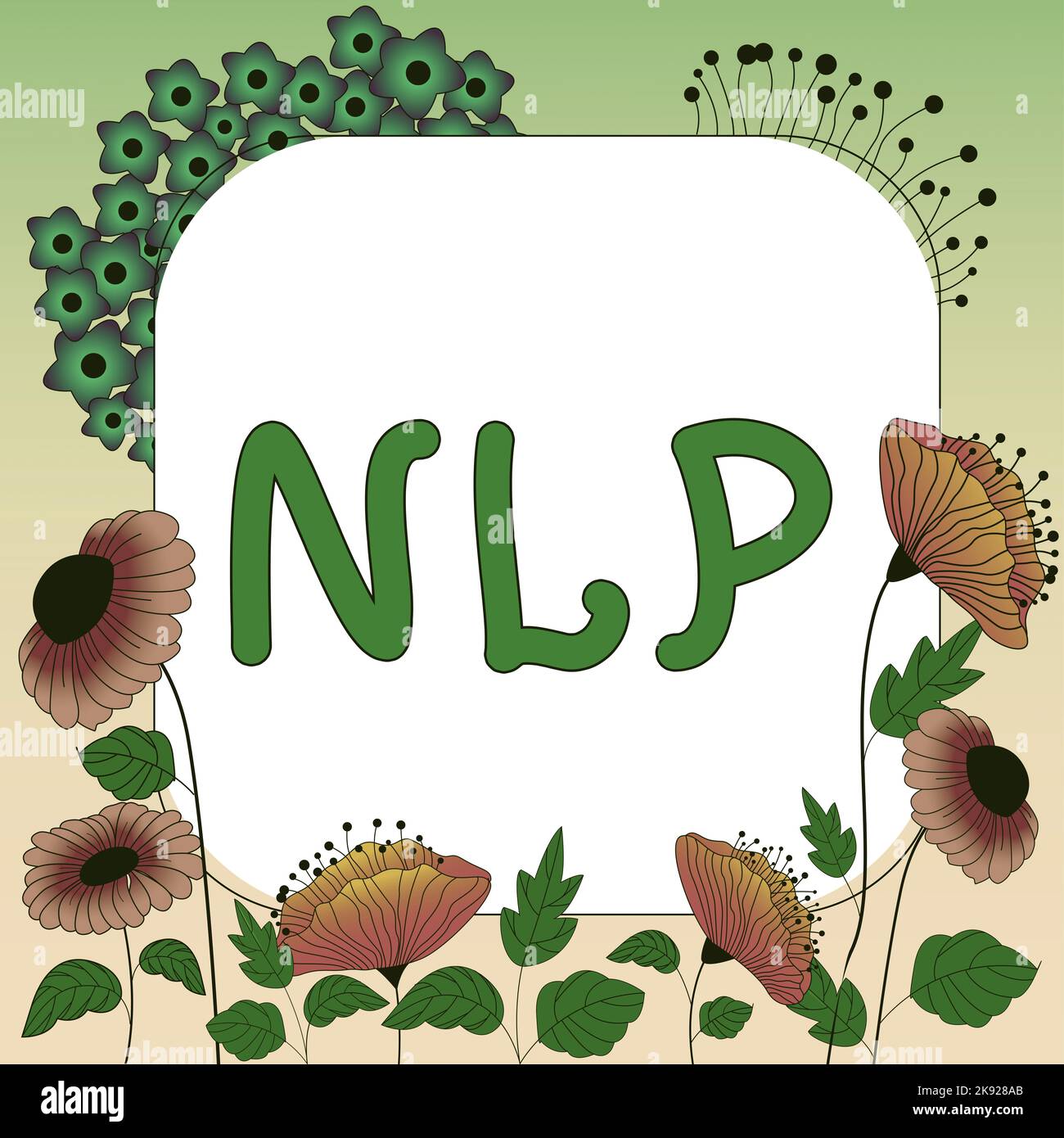 Text sign showing Nlp. Internet Concept psychological approach involves ...