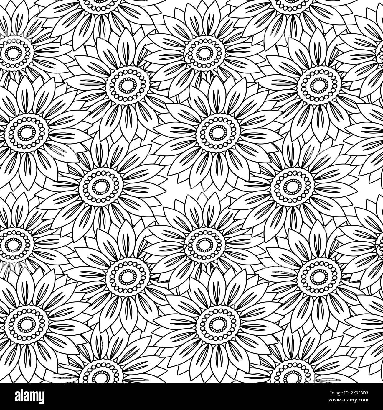 Floral seamless pattern. Plant texture for fabric, wrapping, wallpaper ...