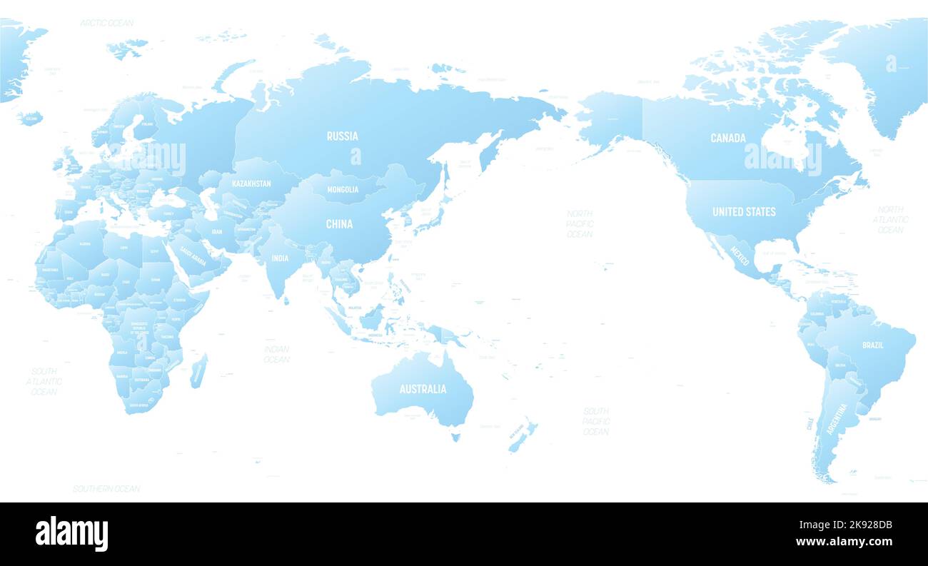 World detailed political map with lables Stock Vector Image & Art - Alamy