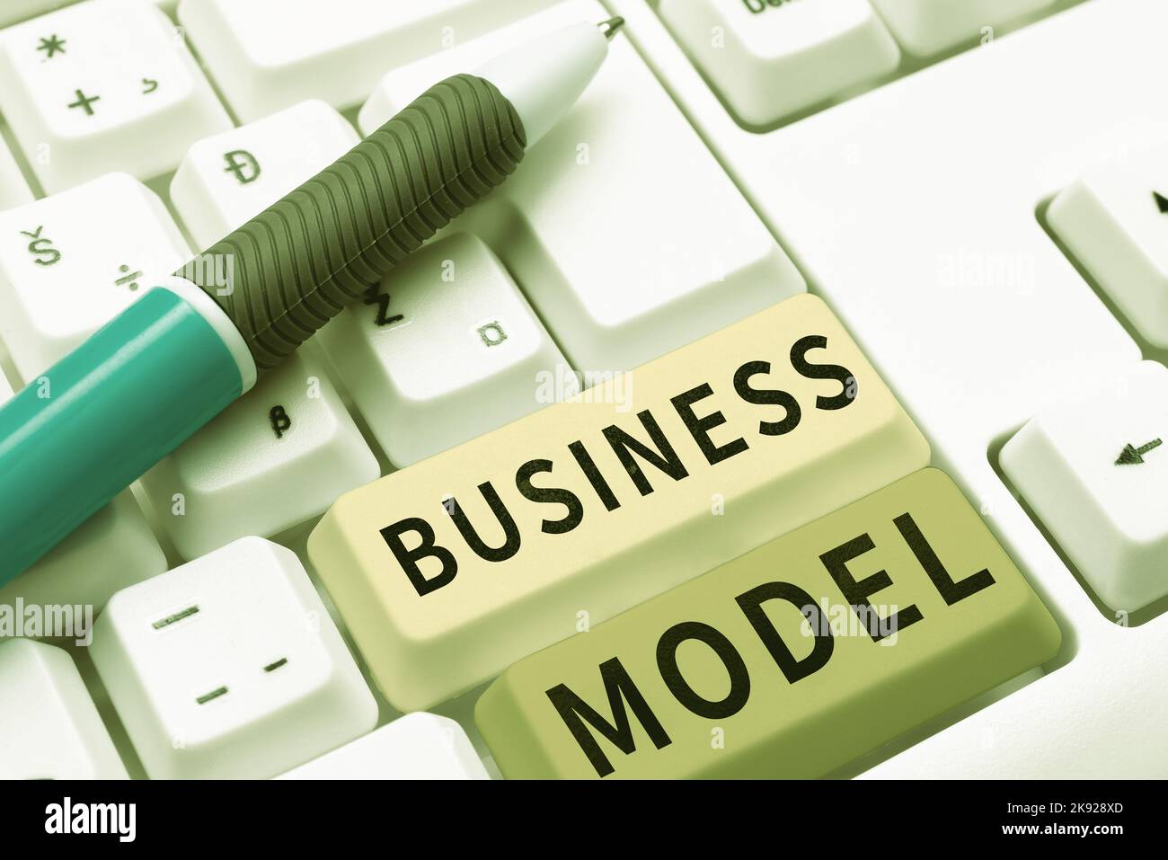Conceptual display Business Model. Business showcase model showing how ...