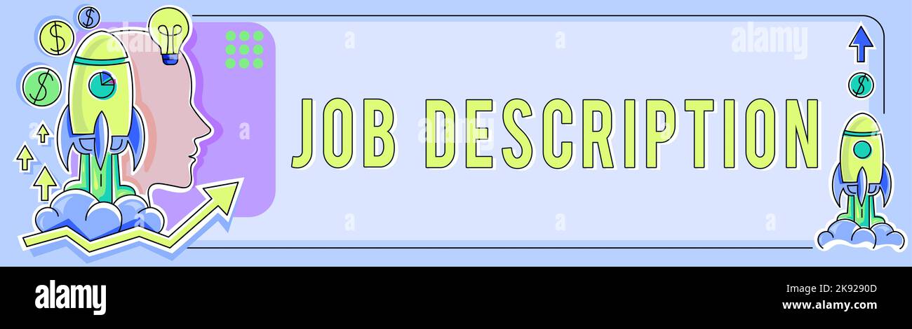 Handwriting text Job Description. Business idea written narrative ...