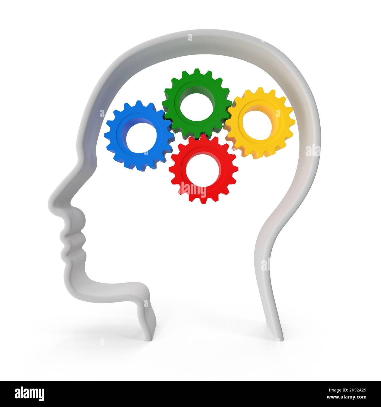 Brain Function And Intelligence , This is a 3d rendered computer ...