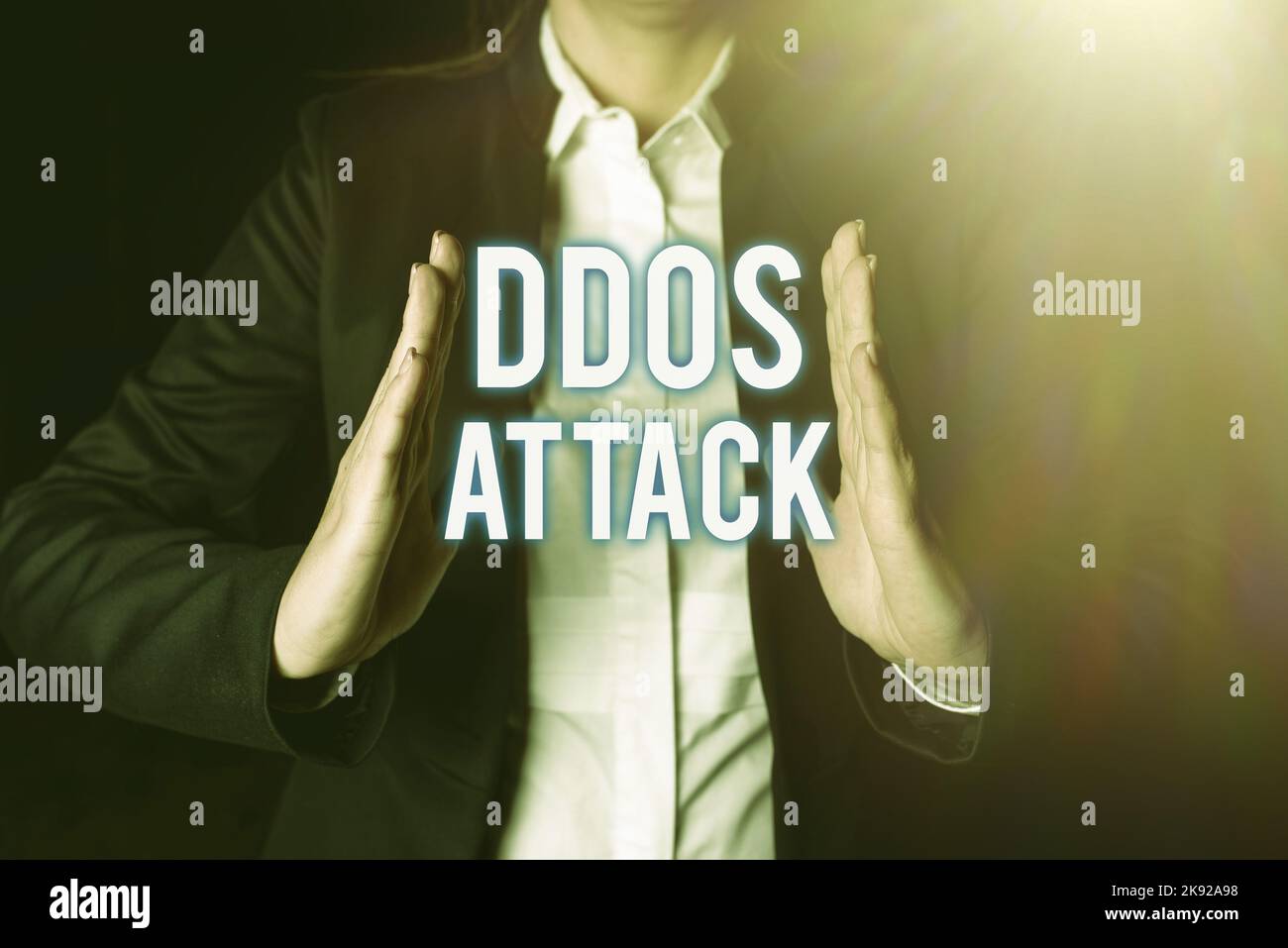 Inspiration showing sign Ddos Attack. Conceptual photo disturbed access ...