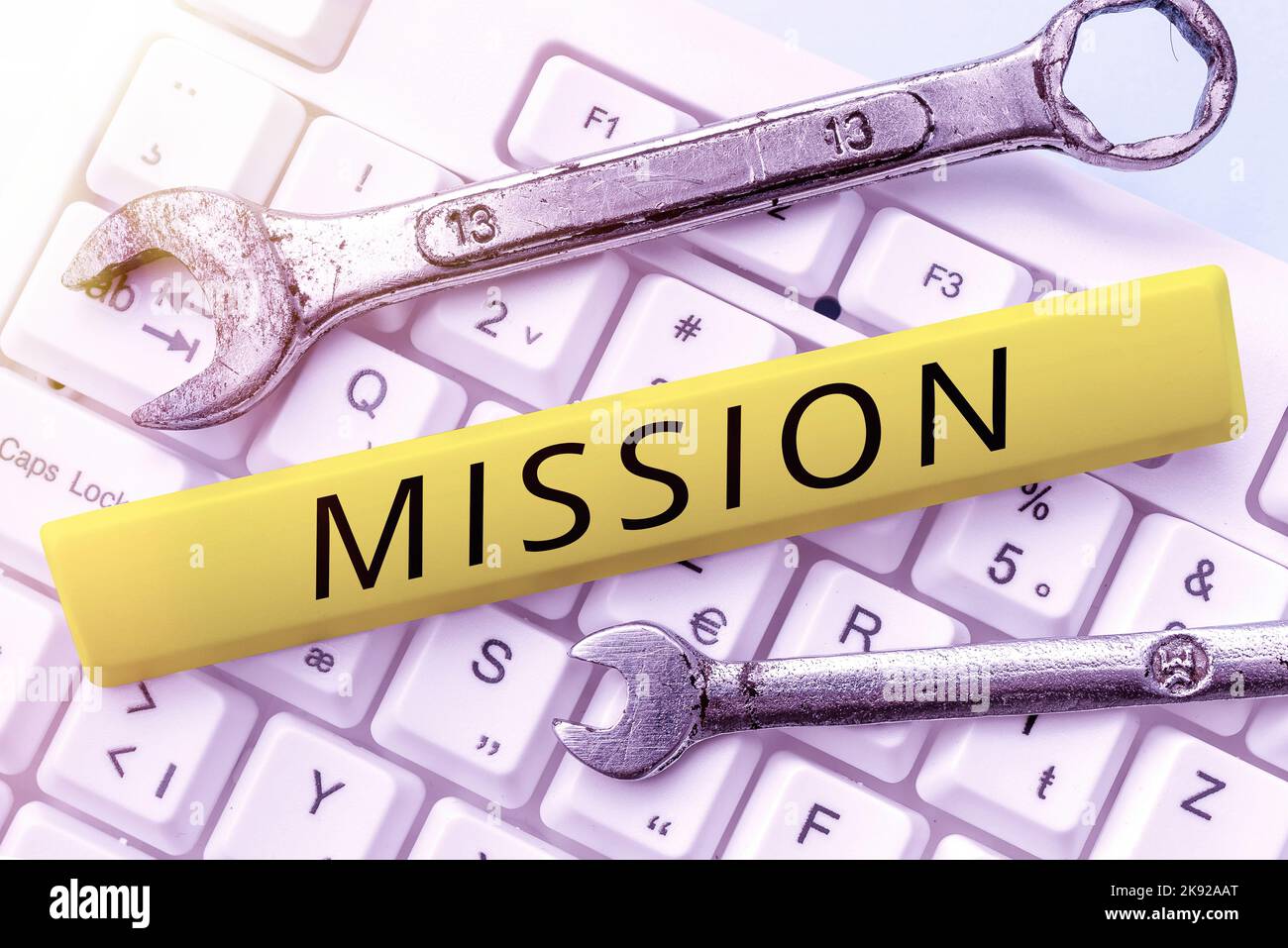 Hand writing sign Mission. Word for important task are given to do one ...
