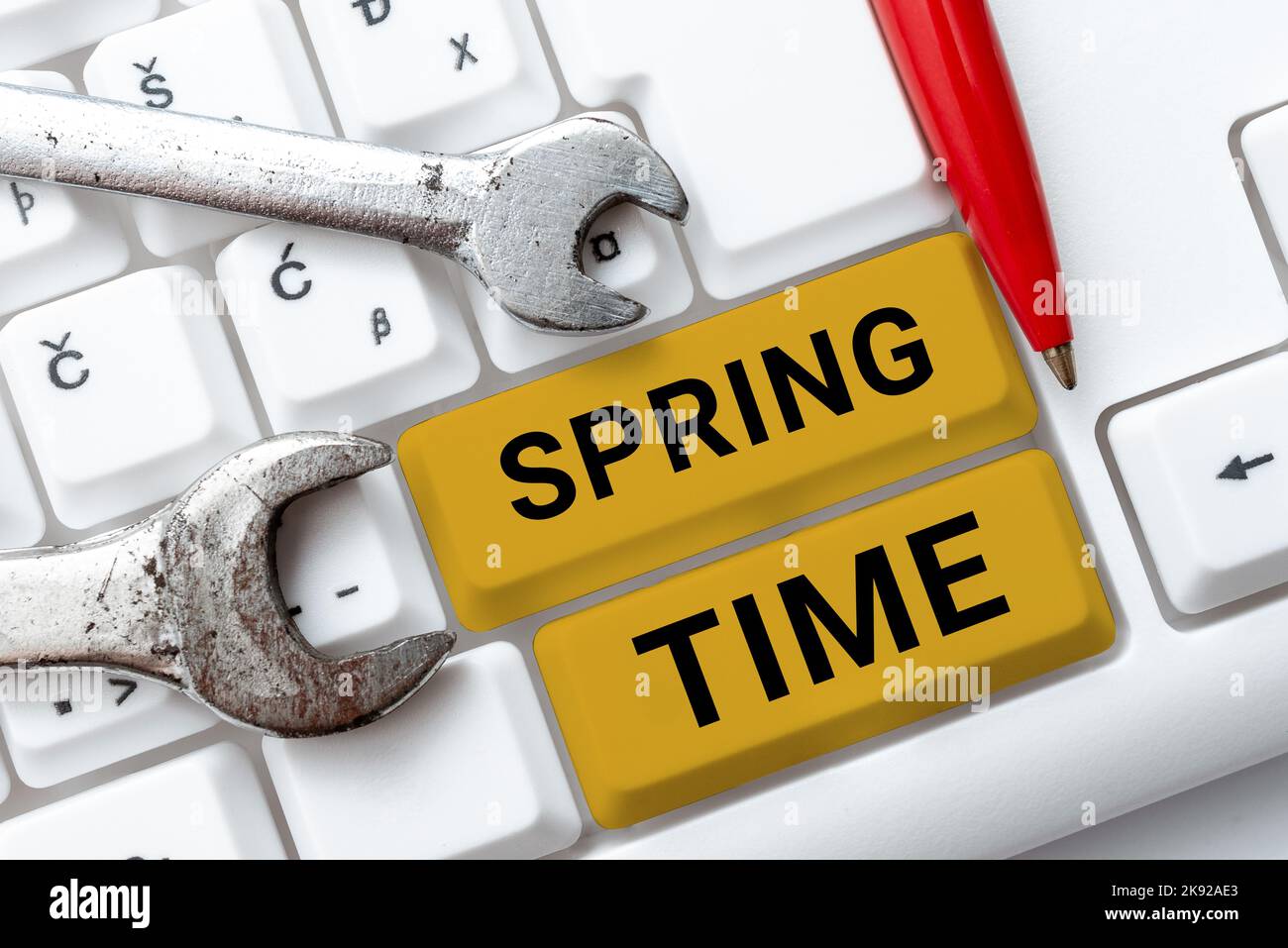 Inspiration showing sign Spring Time. Business idea temperate season of ...