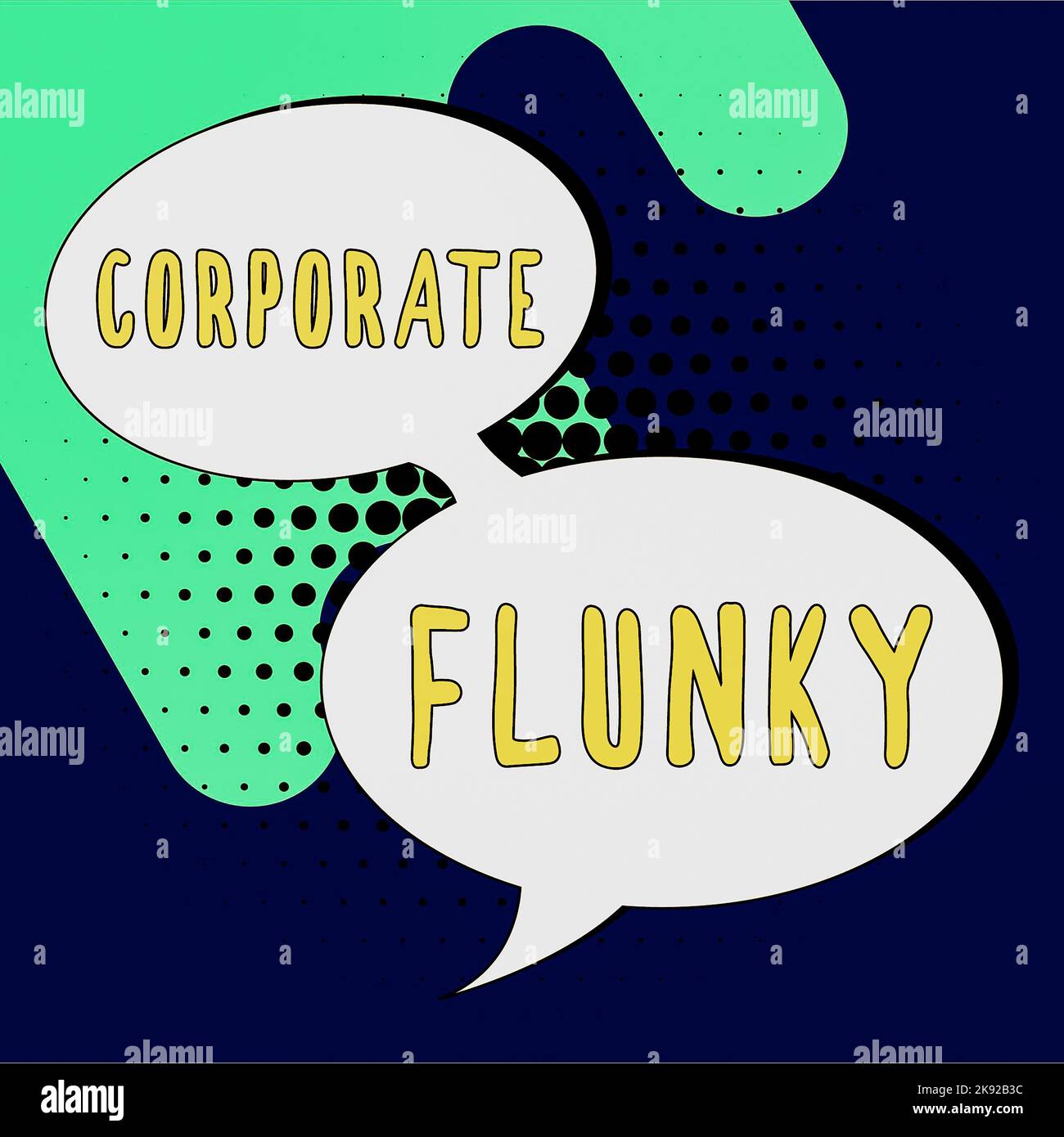 Hand writing sign Corporate Flunky. Business overview investigating ...