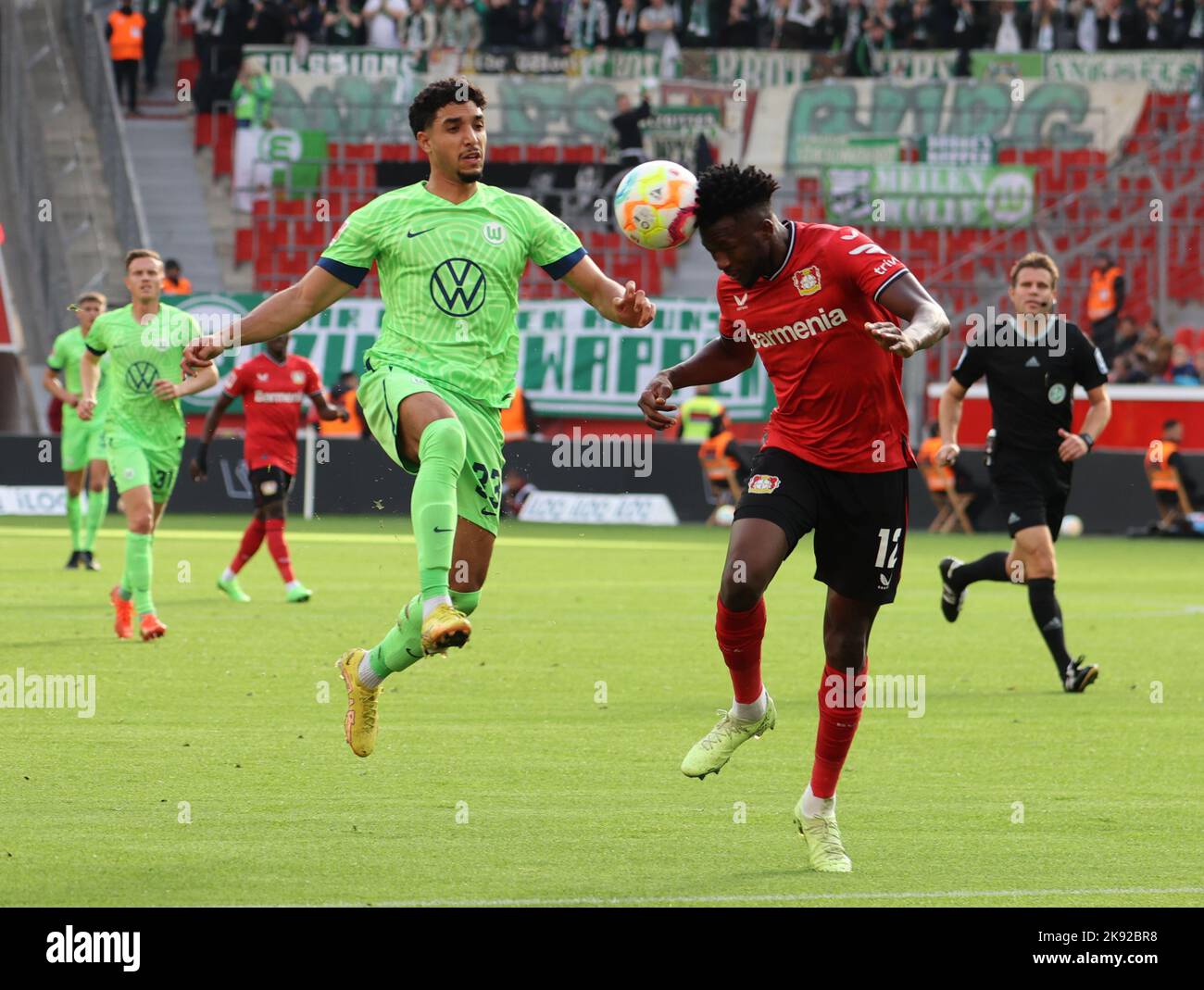 Omar Khaled Marmoush (Wolfsburg), Edmond Faycial Tapsoba (Bayer ...