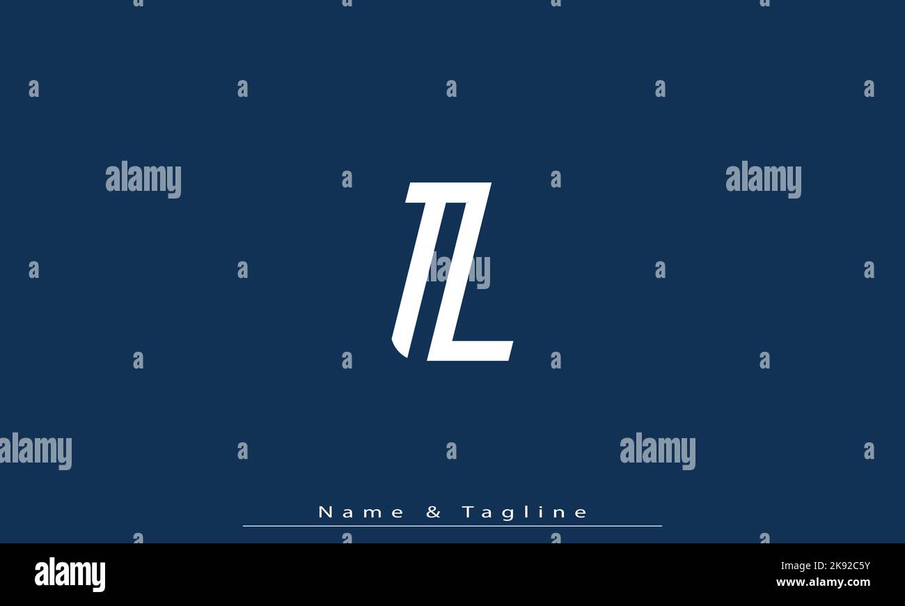 Alphabet letters Initials Monogram logo TL , LT Stock Vector Image ...
