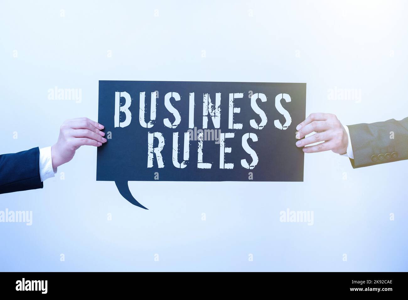 Inspiration showing sign Business Rules. Business showcase the ...