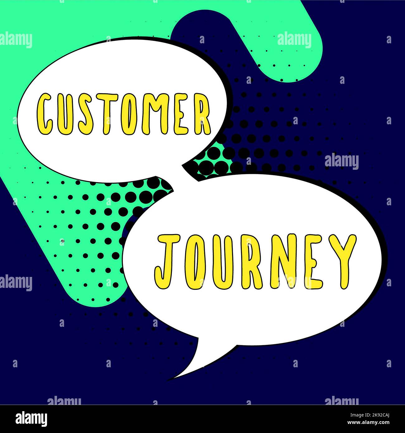 Inspiration showing sign Customer Journey. Word Written on complete ...