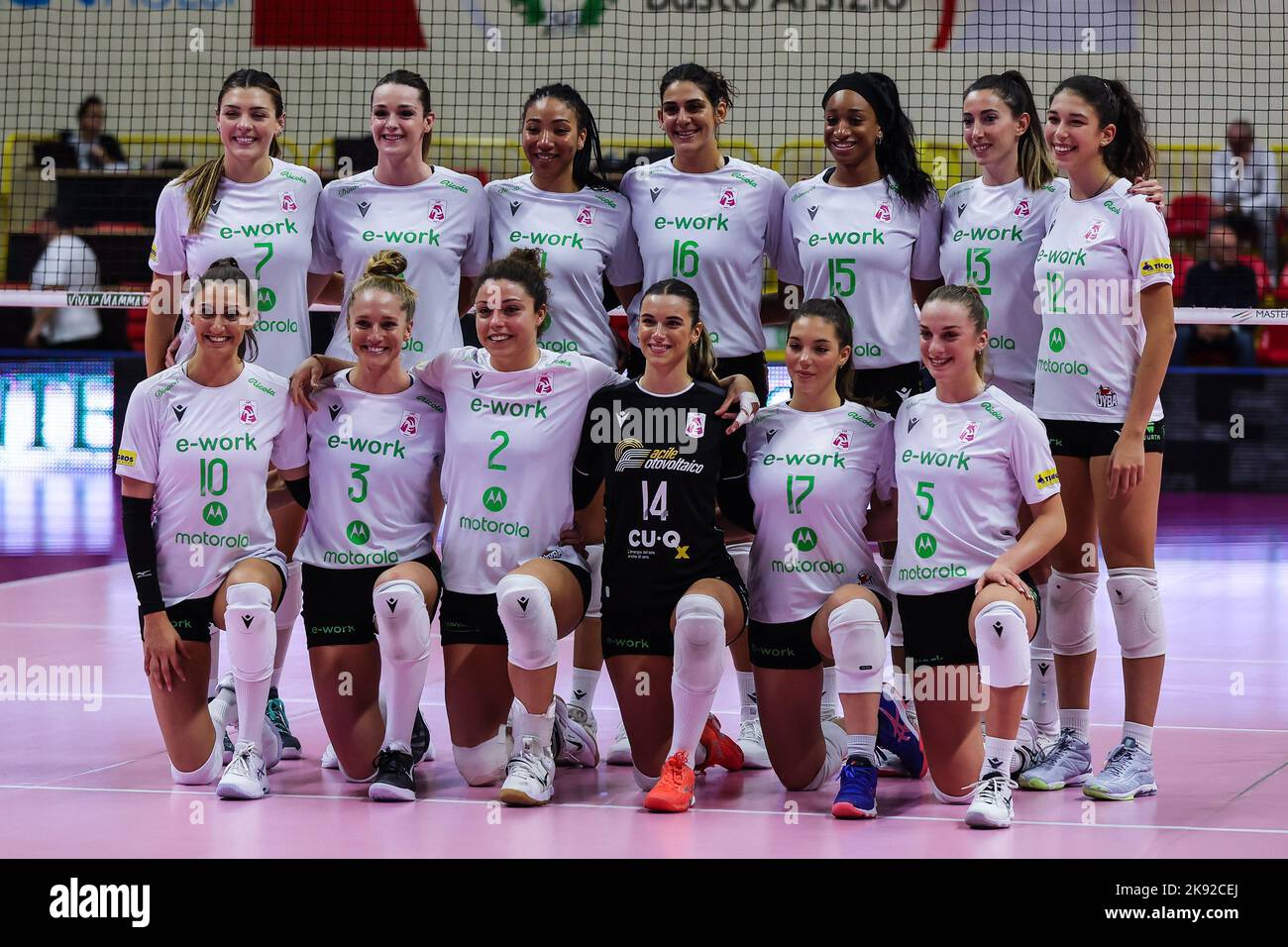 UYBA Unet E-Work Busto Arsizio team line up during the Trofeo Mimmo ...