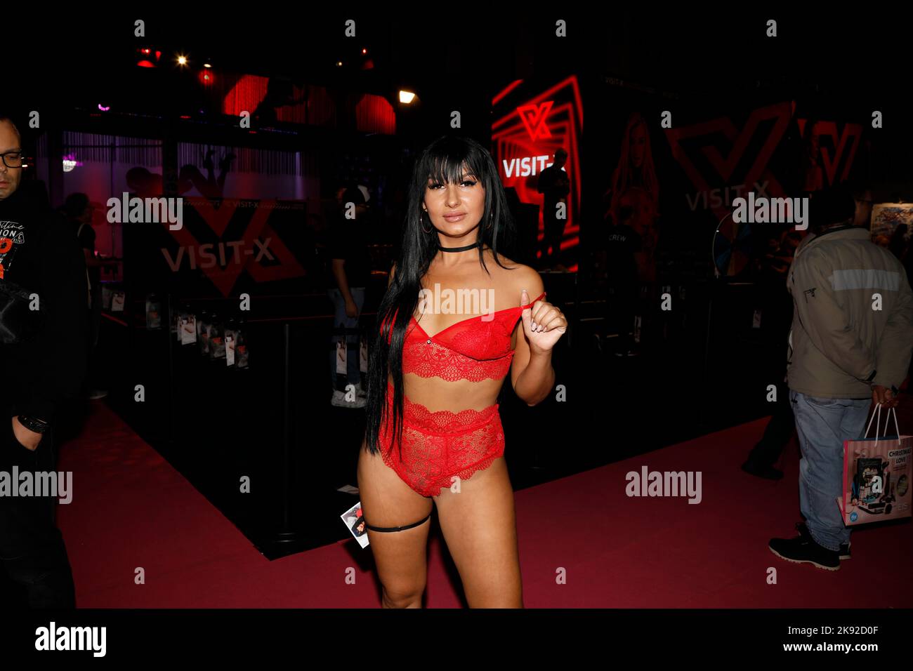 Hot Aisha Jade auf der 25. Venus Berlin 2022 in den Messehallen unter dem Funkturm. Berlin, 21. ...