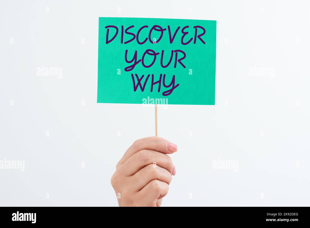 Writing displaying text Discover Your Why. Internet Concept knowing the reason and purpose of ...