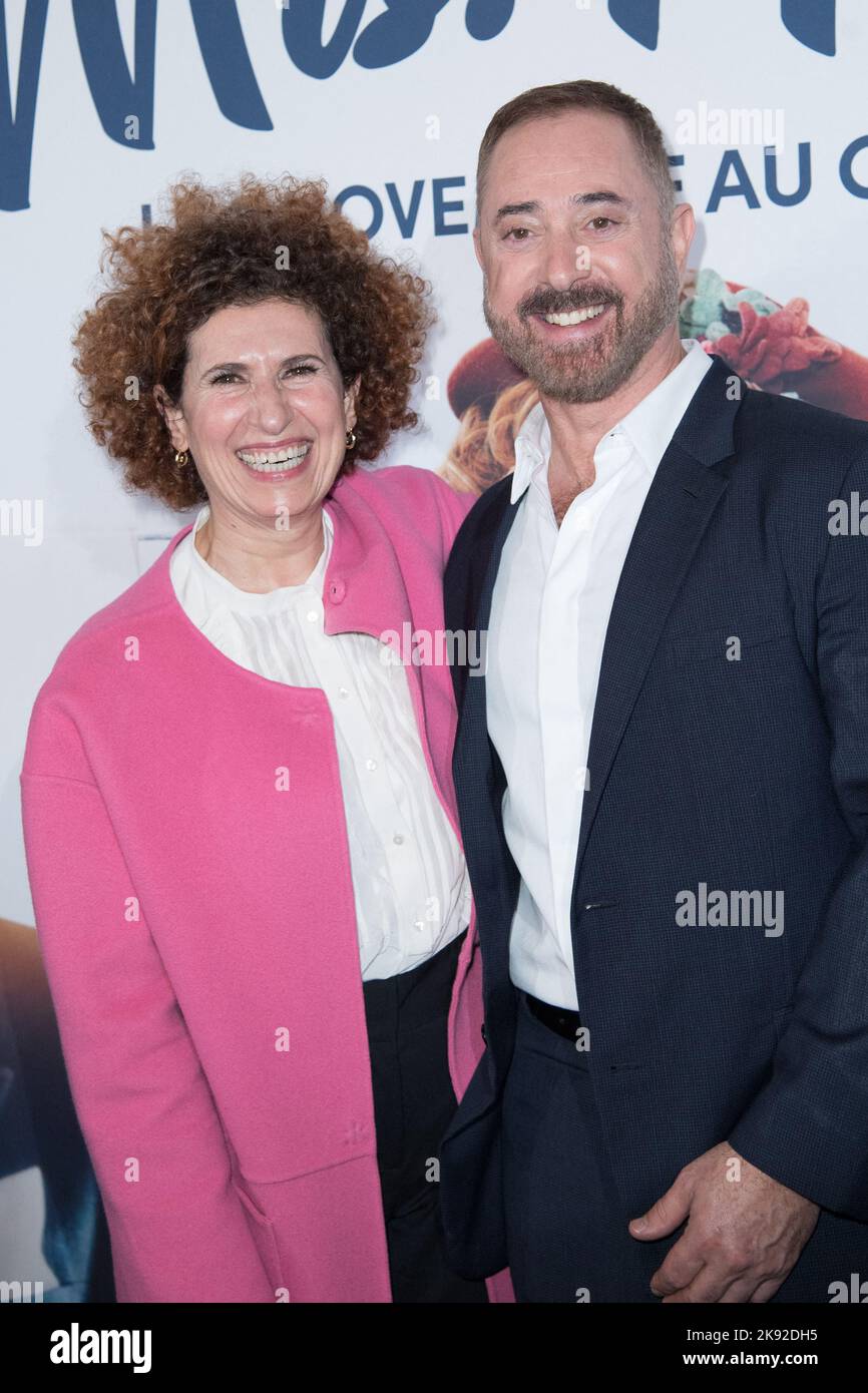 Paris, France, October 25, 2022. Guilaine Londez and Anthony Fabian ...