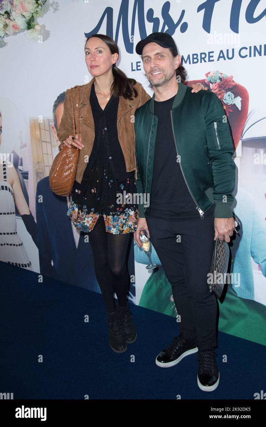 Paris, France, October 25, 2022. Rebecca Leffler and guest attending ...