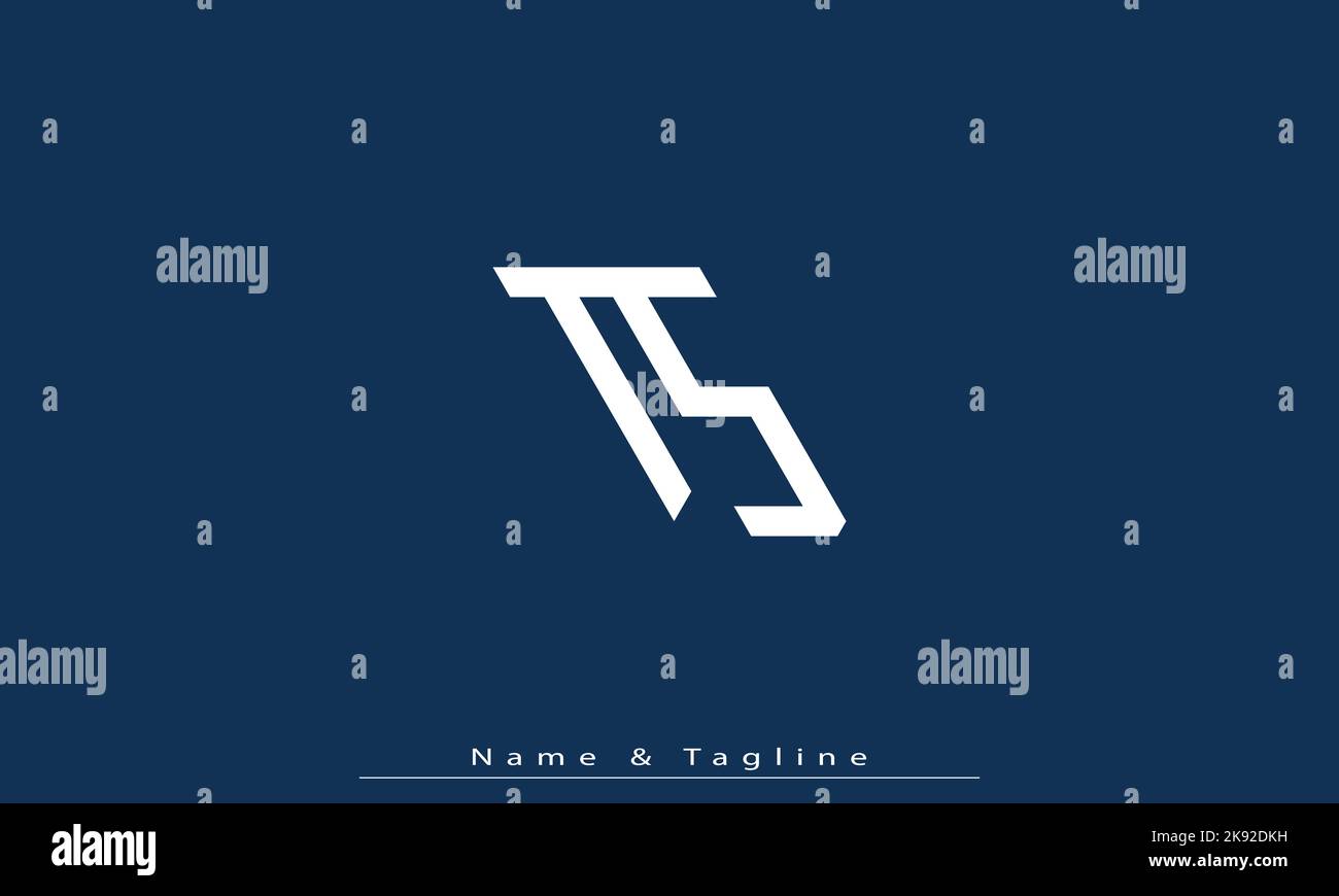 Alphabet letters Initials Monogram logo TS , ST Stock Vector Image & Art - Alamy