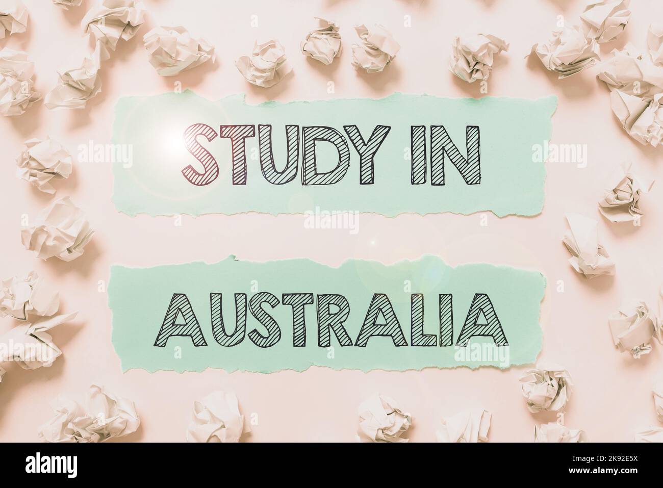 Writing displaying text Study In Australia. Business idea going into ...