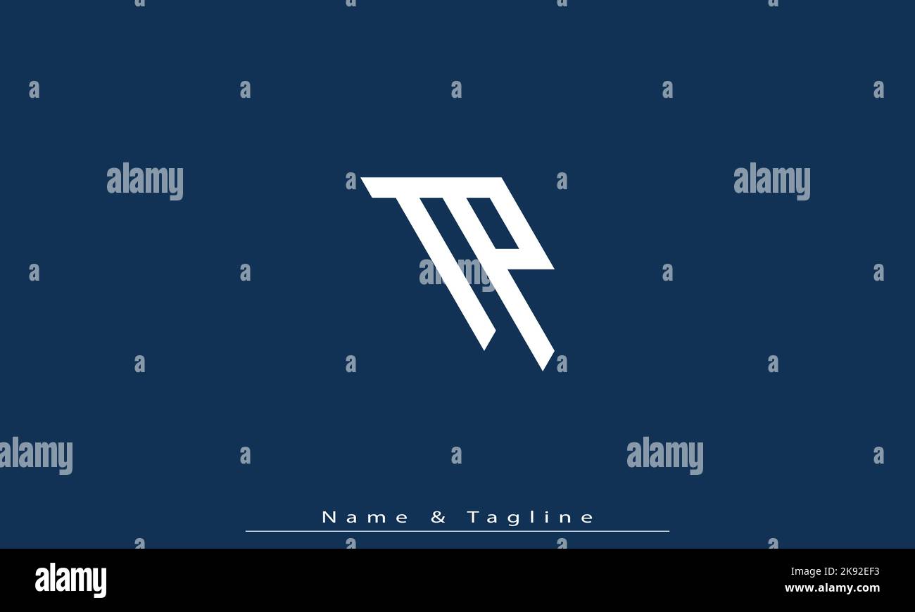 Alphabet letters Initials Monogram logo TP , PT Stock Vector Image ...