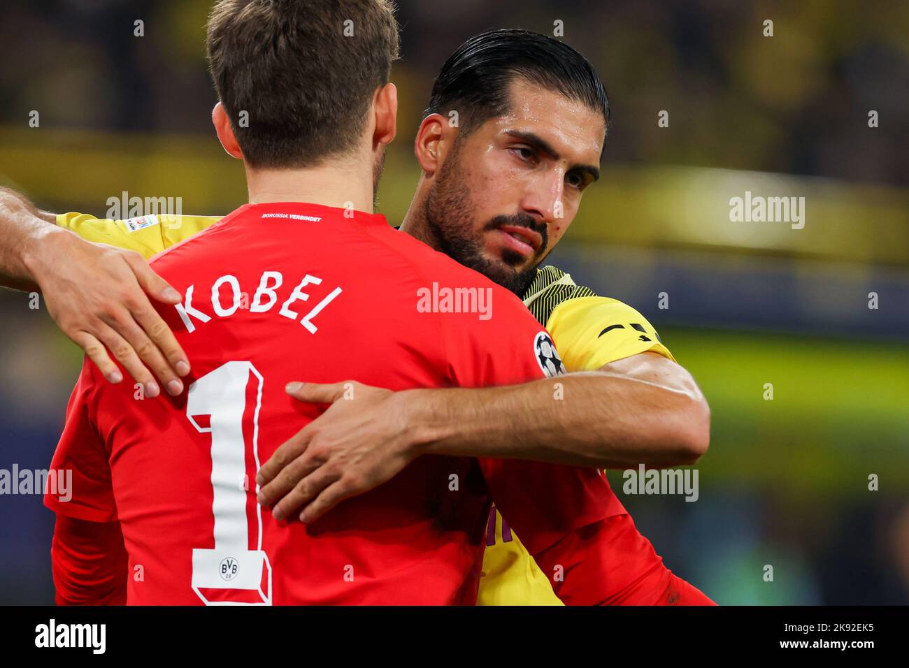 DORTMUND, GERMANY - OCTOBER 25: goalkeeper Gregor Kobel of Borussia ...