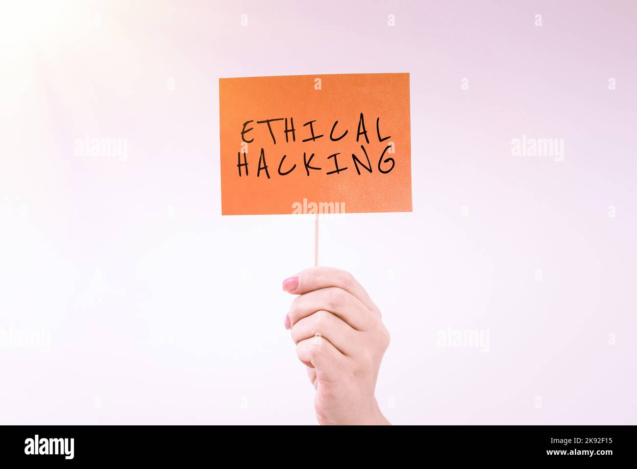 Conceptual display Ethical Hacking. Business overview a legal attempt ...