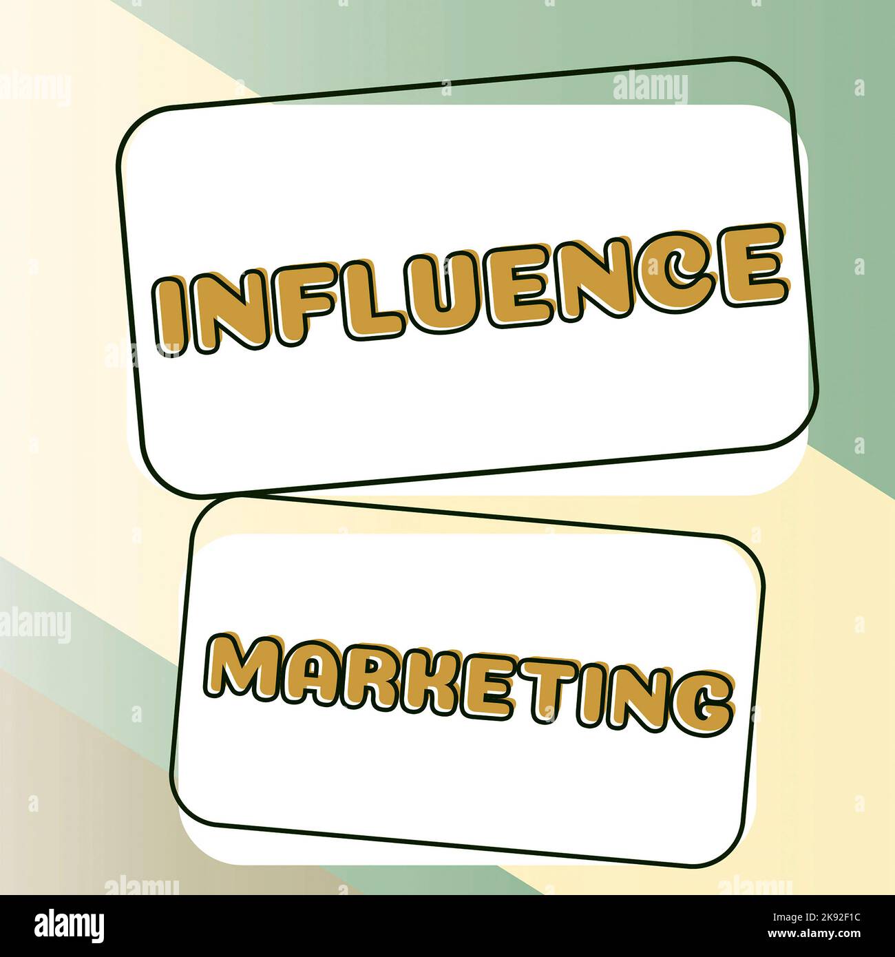 Text sign showing Influence Marketing. Concept meaning form of social ...