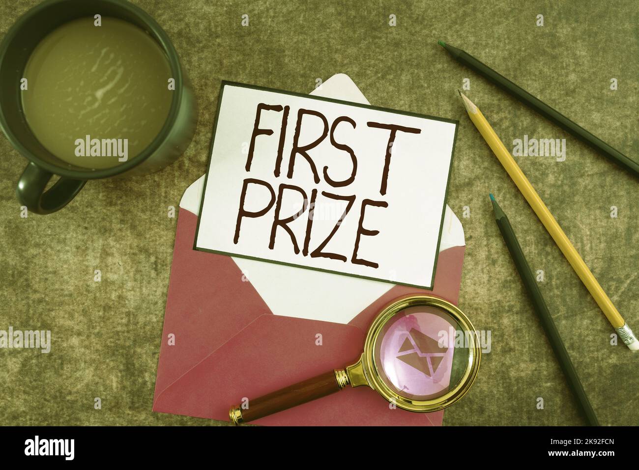 Conceptual display First Prize. Business idea most coveted prize that ...