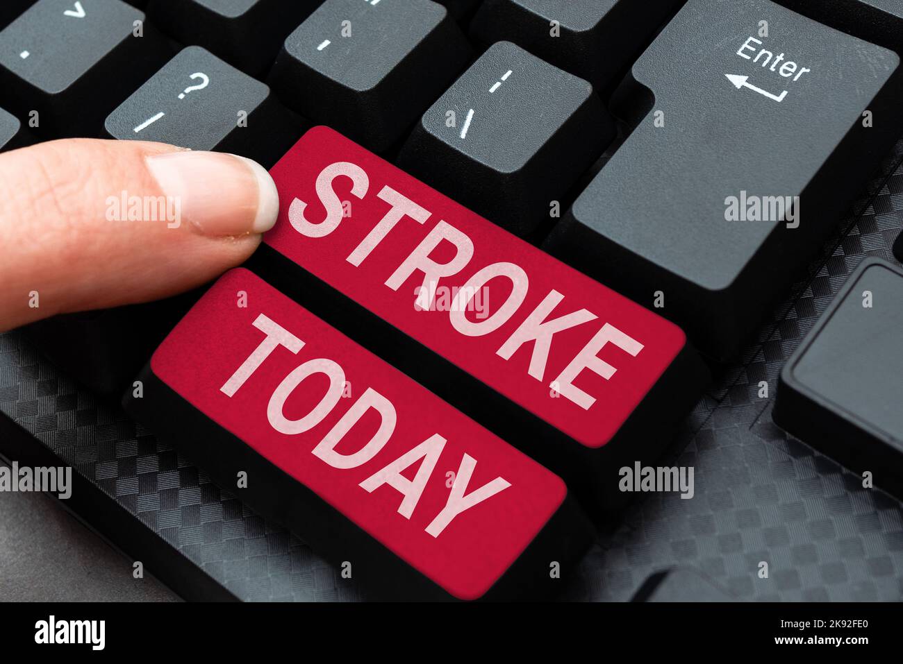 Inspiration showing sign Stroke. Internet Concept caused by bleeding ...