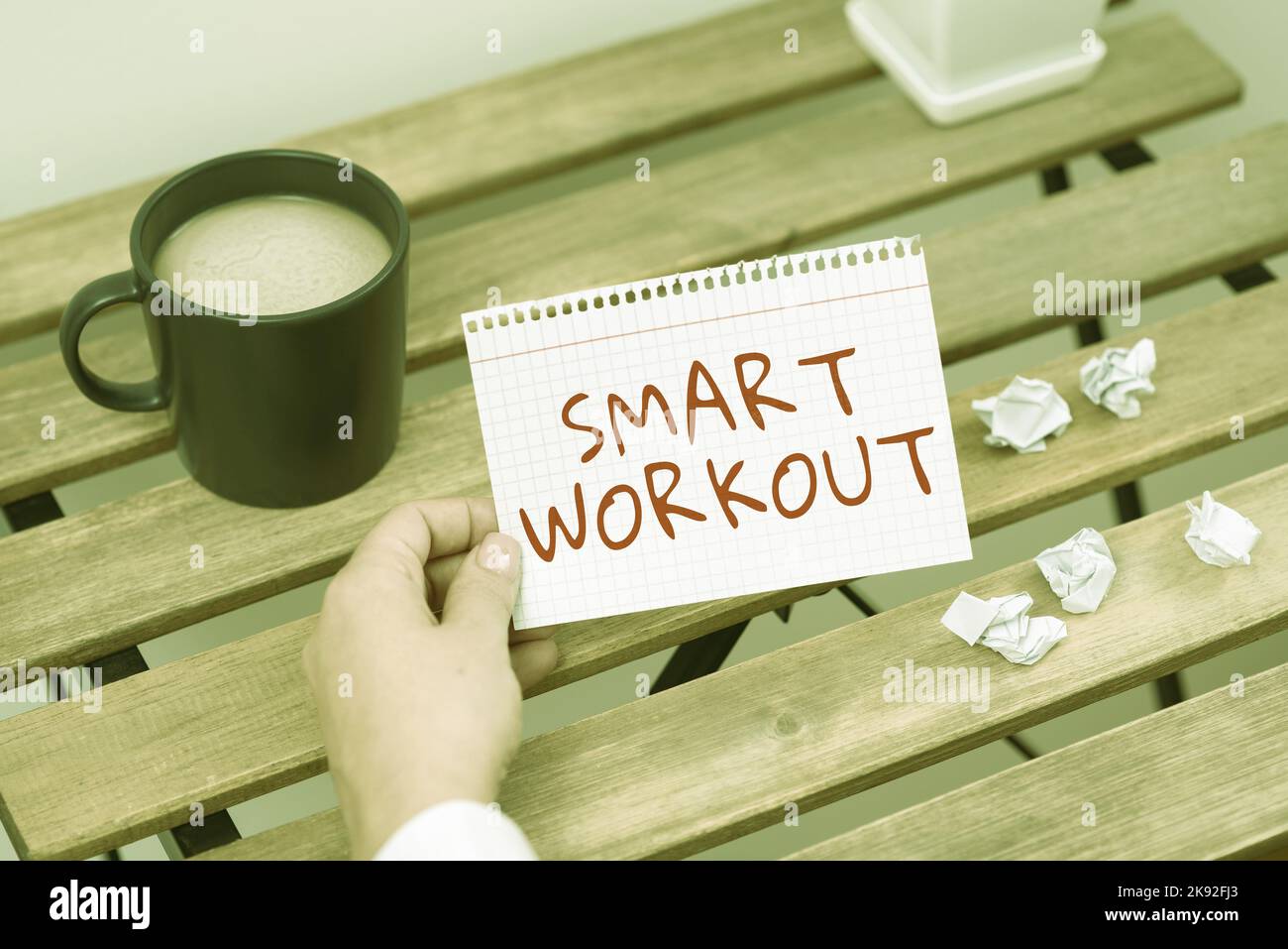 Hand writing sign Smart Workout. Word for properlydesigned exercise to ...