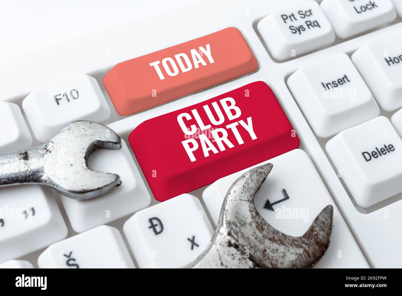 Text caption presenting Club Party. Business concept social gathering ...