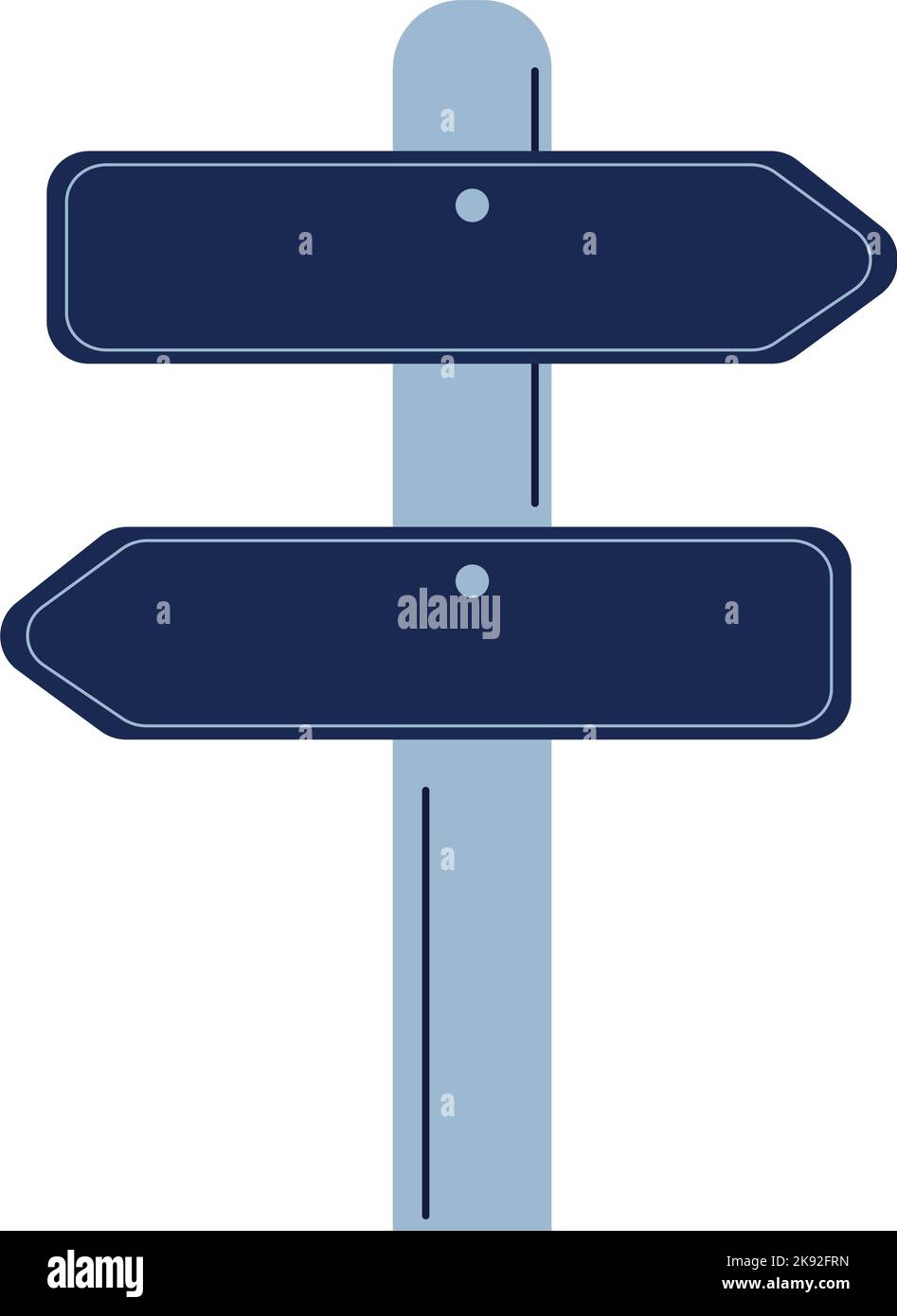 blue arrows guide signal Stock Vector Image & Art - Alamy