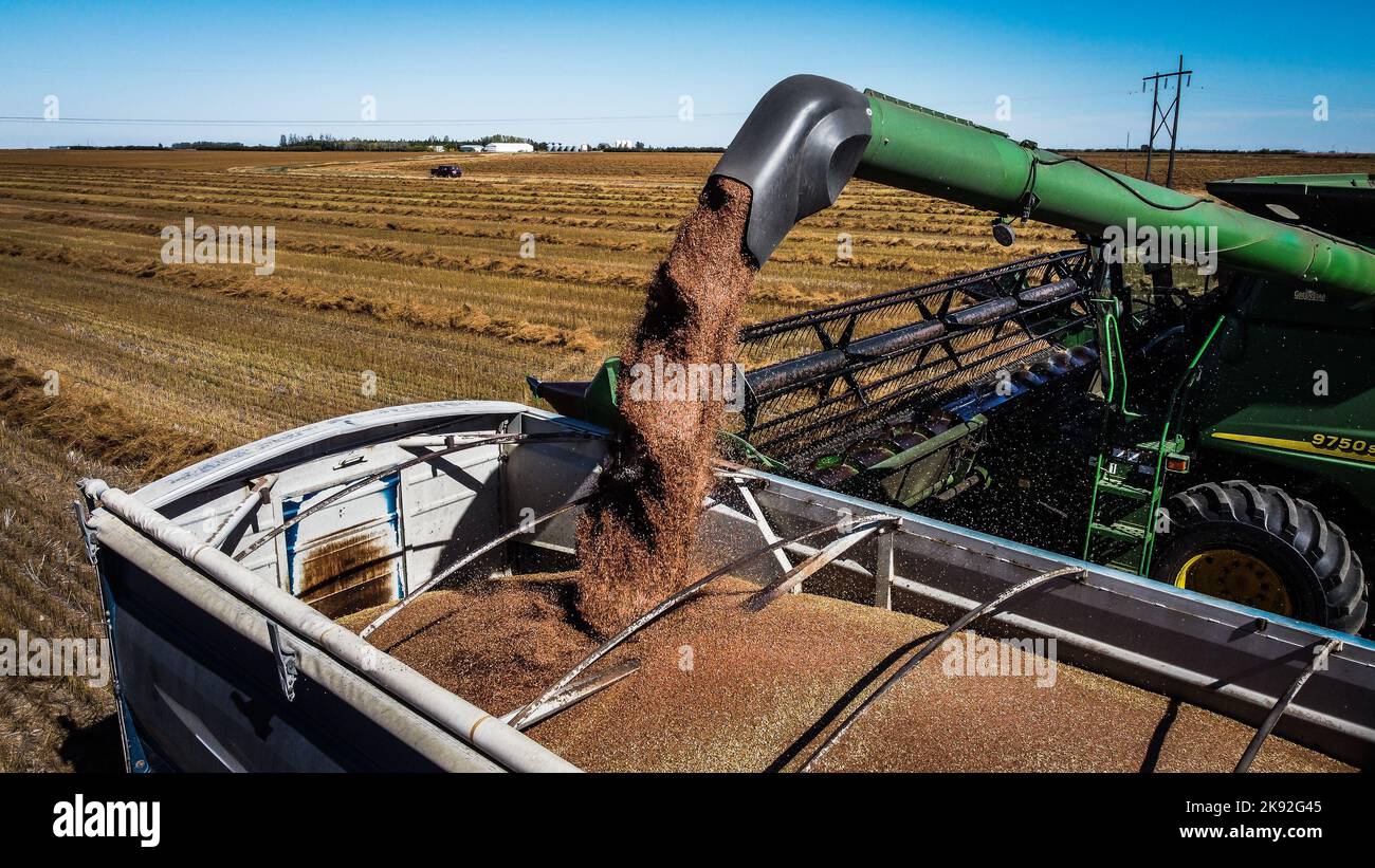 Farming in Saskatchewan Stock Photo - Alamy