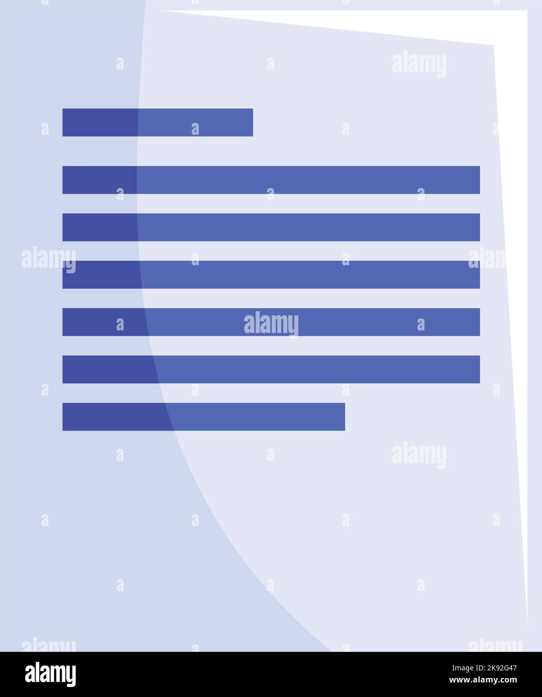 document file paper format Stock Vector Image & Art - Alamy