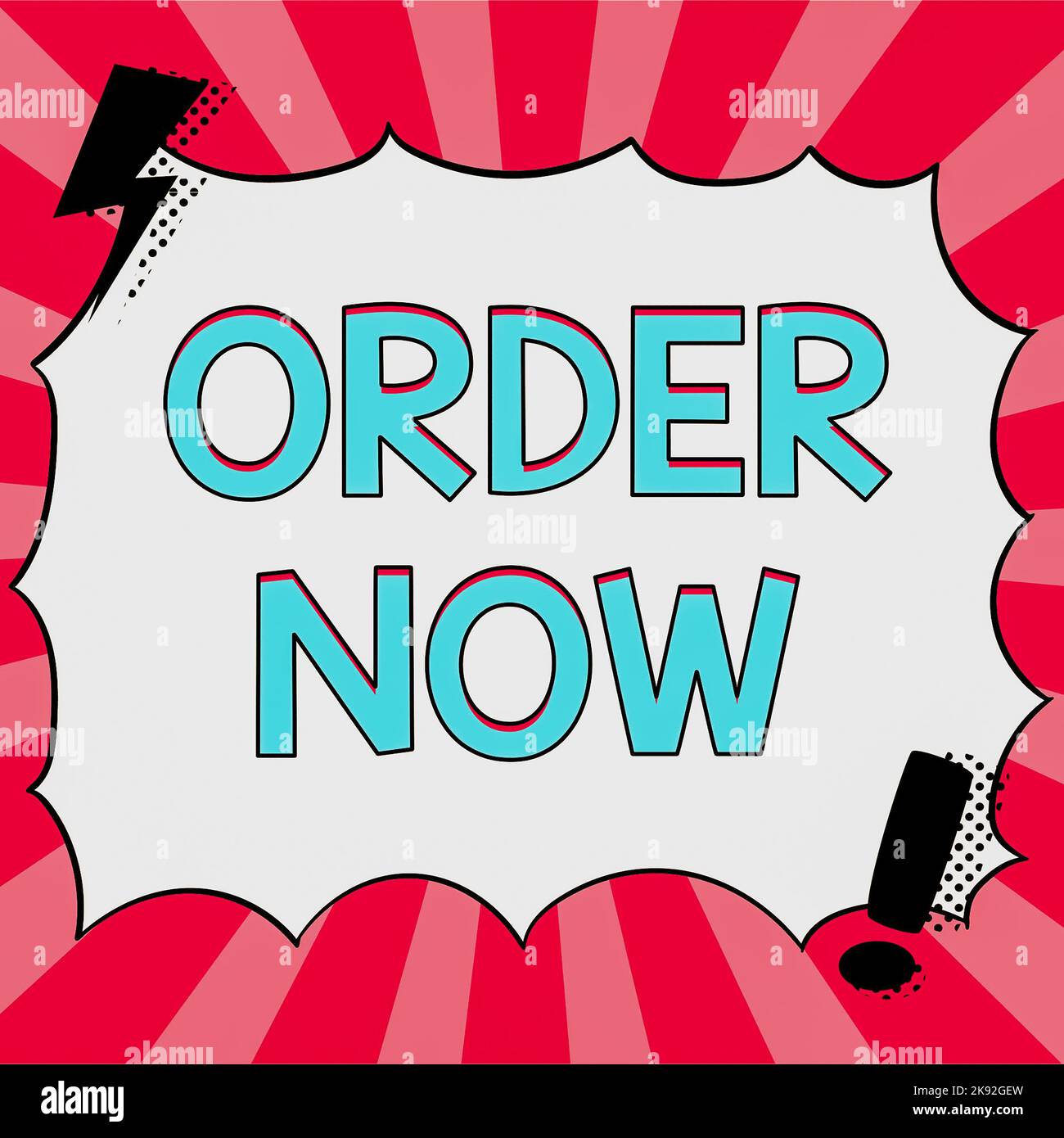 Text showing inspiration Order Now. Business showcase service ...