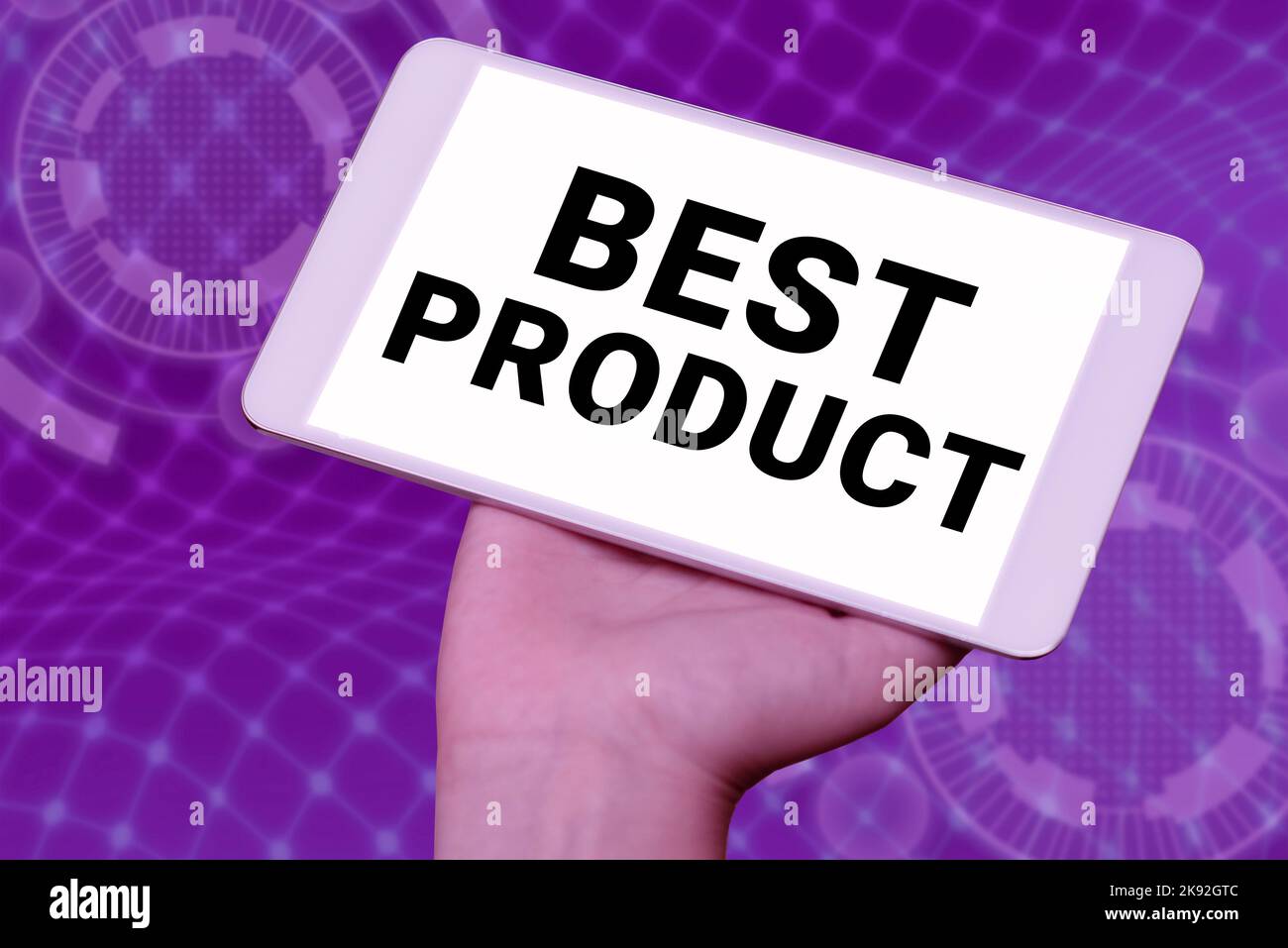 Sign displaying Best Product. Word for a certain good that is highly ...