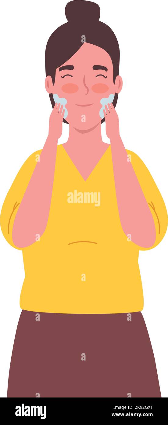 Portrait woman makeup on Stock Vector Images - Alamy