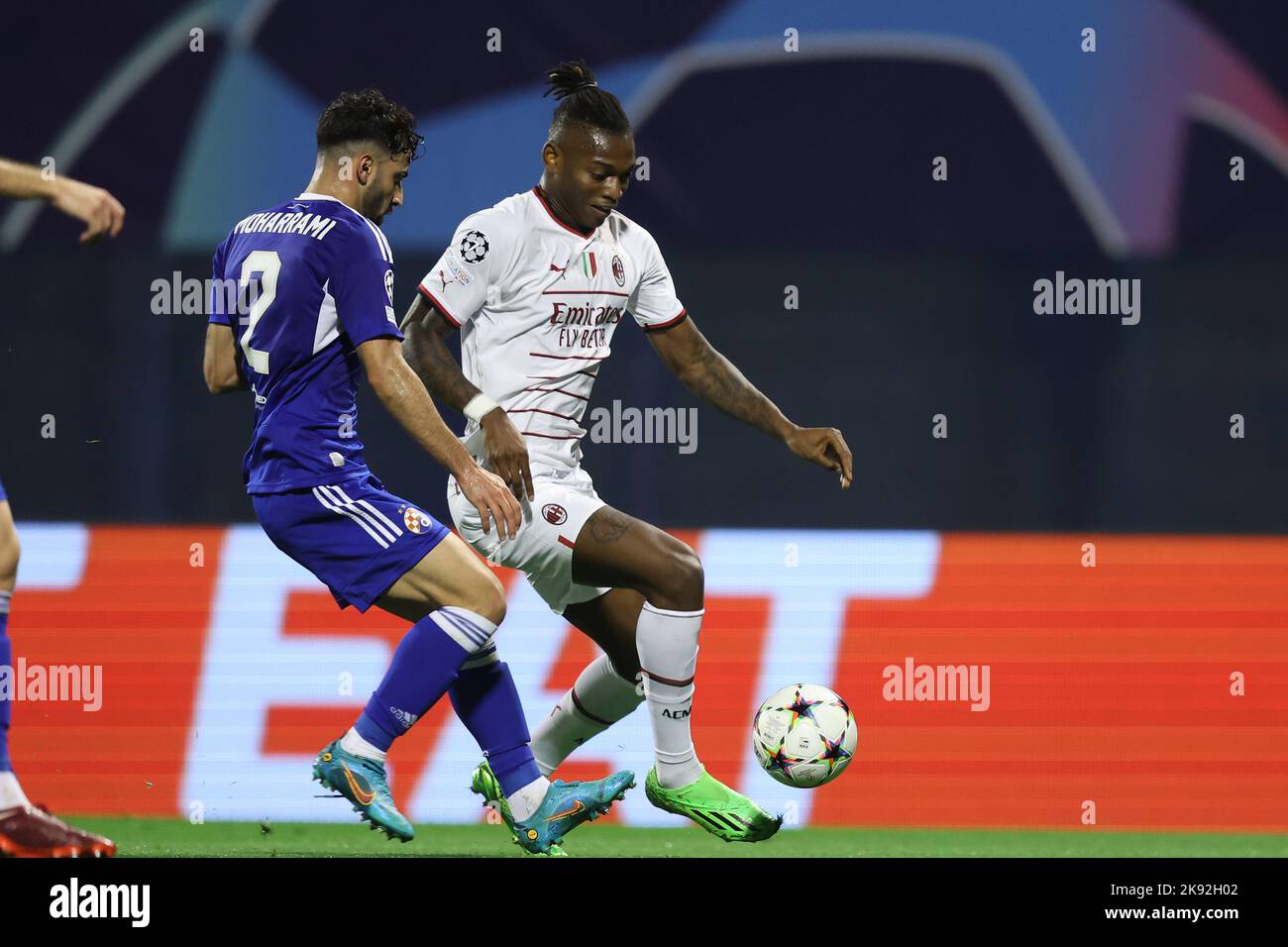 ZAGREB, CROATIA - OCTOBER 25: Sadegh Moharrami of GNK Dinamo Zagreb and ...