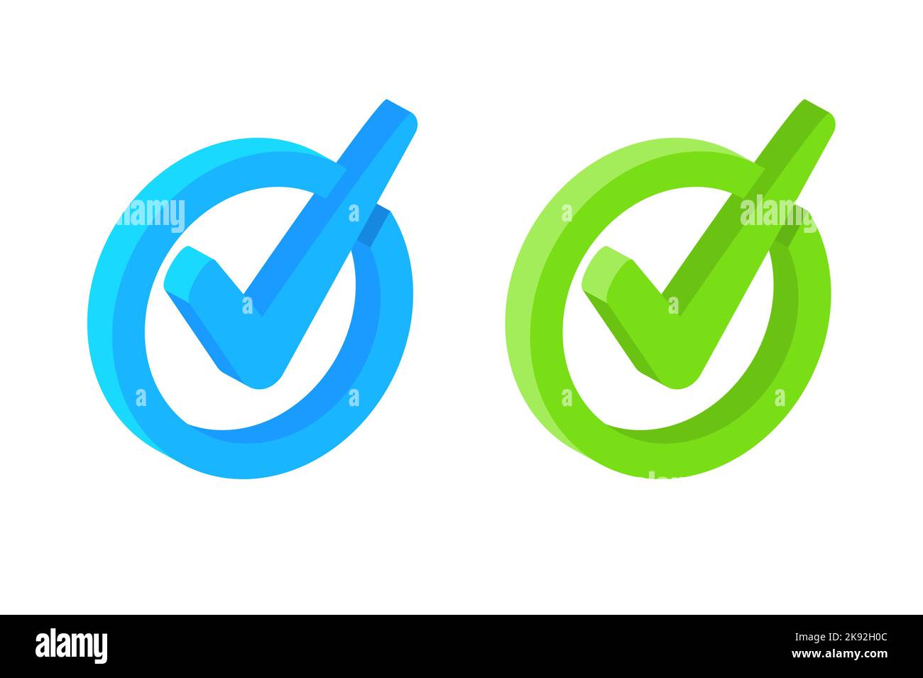 3d checkmark tick icon. Checklist success button correct agree app 3d ...